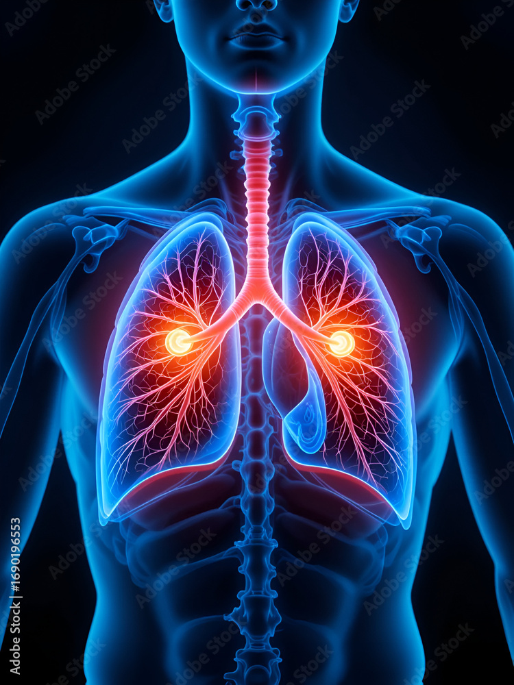 Lungs issue: respiratory pain, chest discomfort, breathing trouble ...