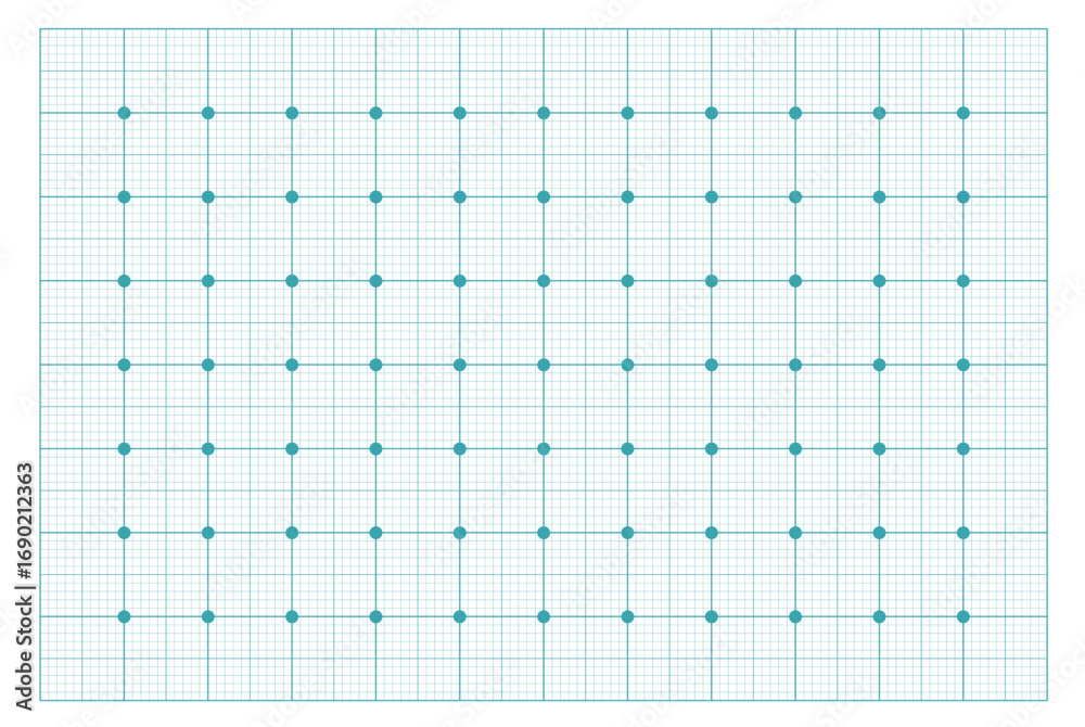 Millimeter graph paper sheet. Blueprint template. Clean lined ...