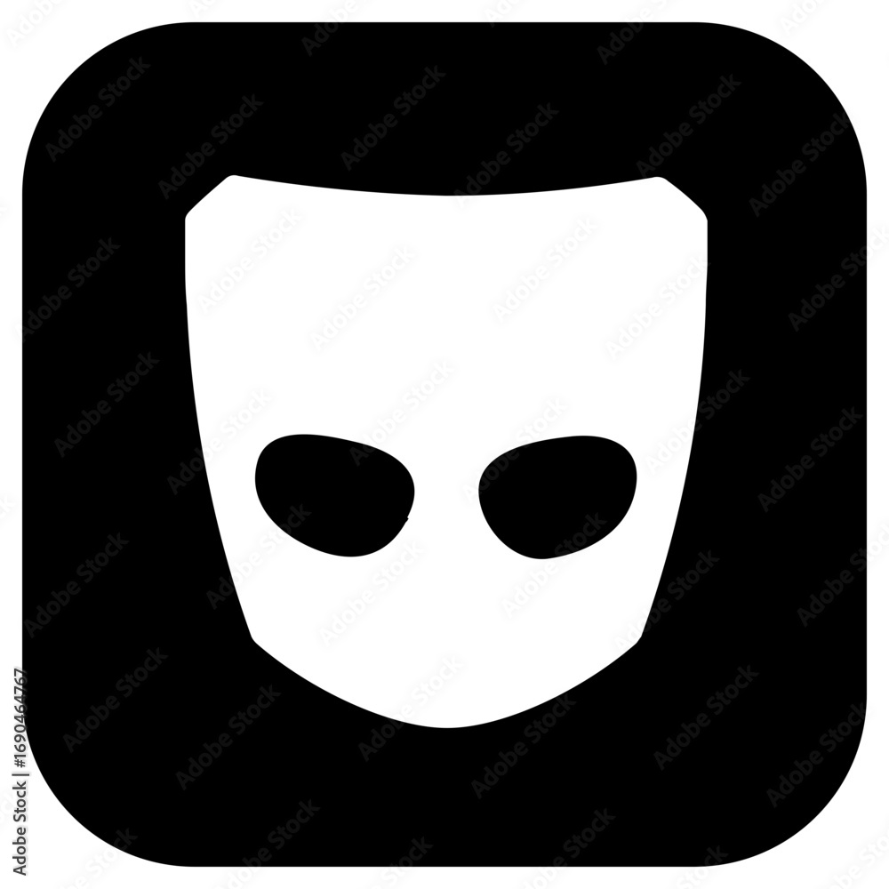 Grindr app icon. Grindr square logo in PNG, SVG and transparent ...