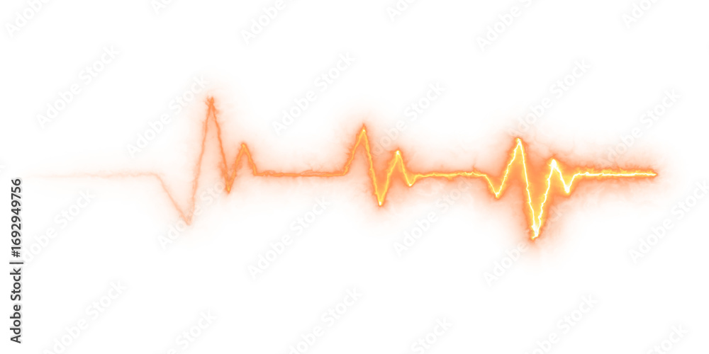 heart beat on ecg vector. heartbeat line icon. vector illustration PNG ...