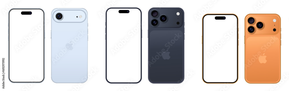 iPhone 17 Pro, iPhone 17 Pro Max, iPhone 17 Plus and Air smartphone ...