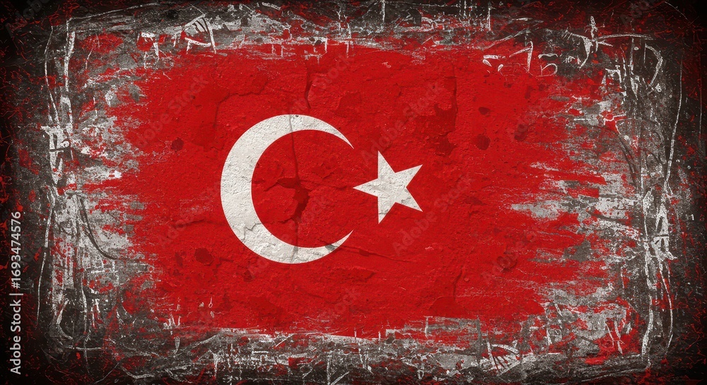 Symbol of Nation: The Turkish flag, an emblem of national identity ...
