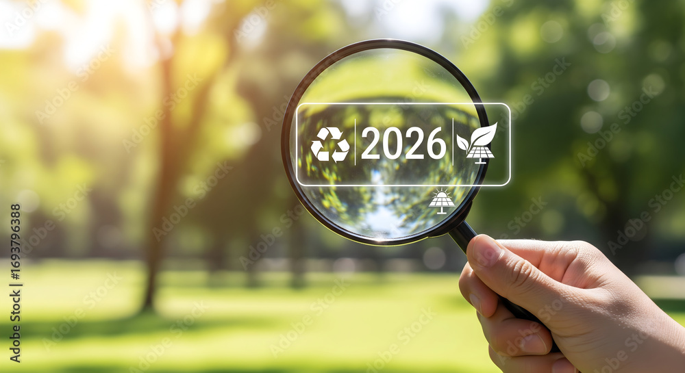 Exploring sustainable future goals with eco friendly icons and the year ...