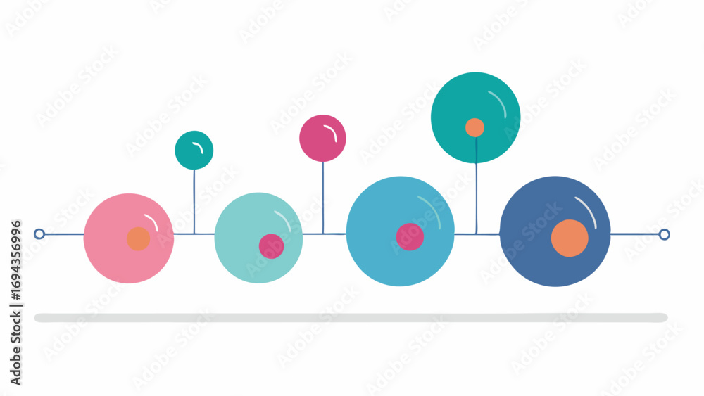 Comparison Bubble Chart A bubble chart where each bubble represents a ...