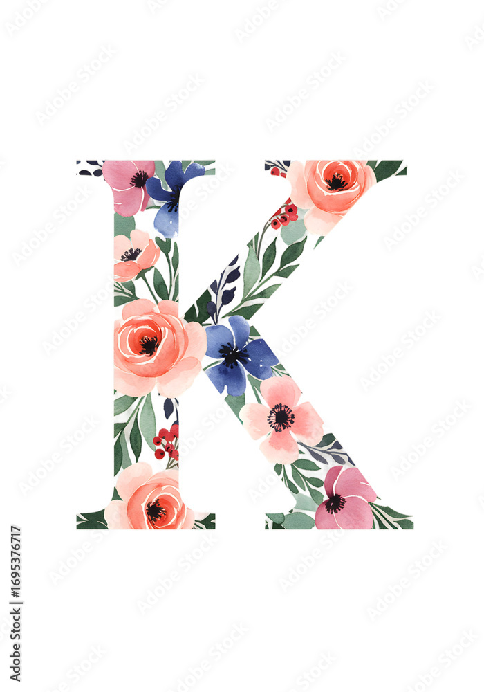 Single Letter K - Minimalist Alphabet Icon, Bold Black Font, Clean ...