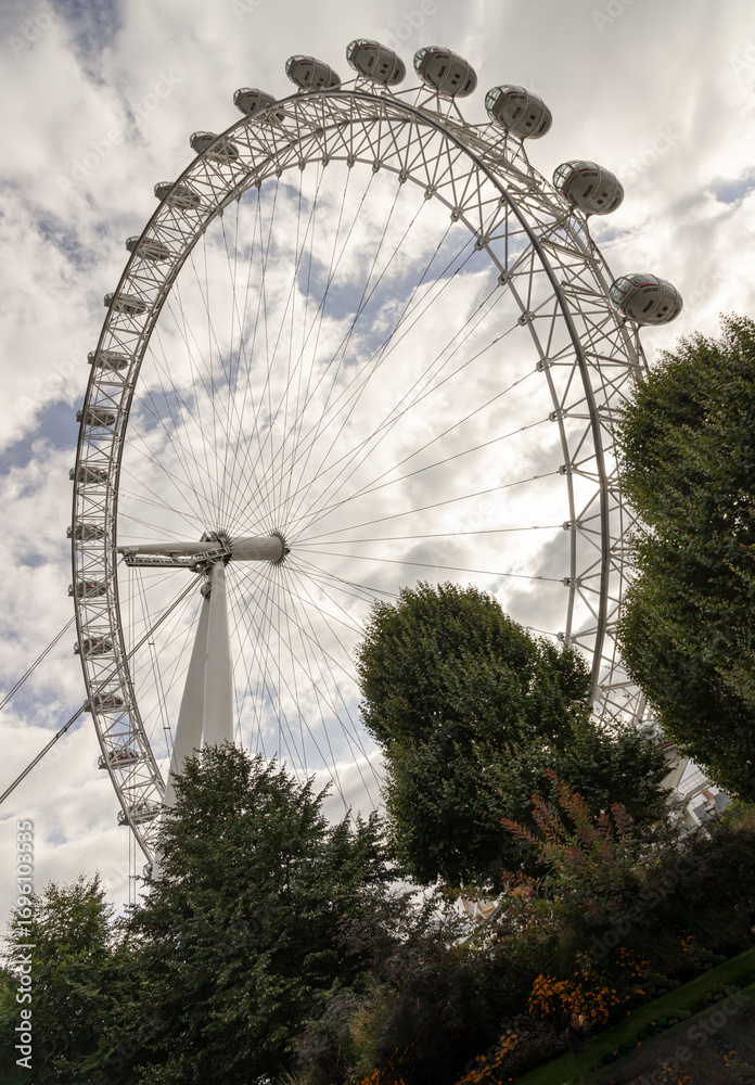 London, UK - Aug 18, 2025 - The prominently features the London Eye ...