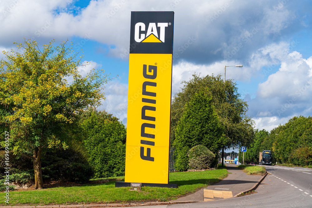 Cannock, Staffordshire, UK – September 9th 2025: External signboard of ...