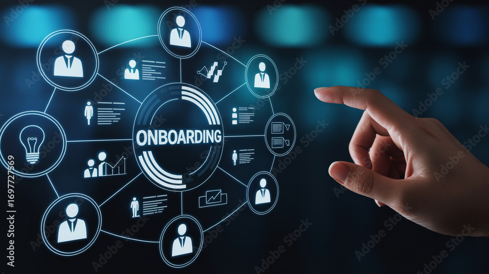 Onboarding process digital transformation human resources hr management ...