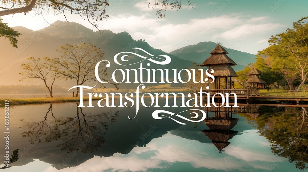 Creative Image with the Inscription "Continuous Transformation" for ...