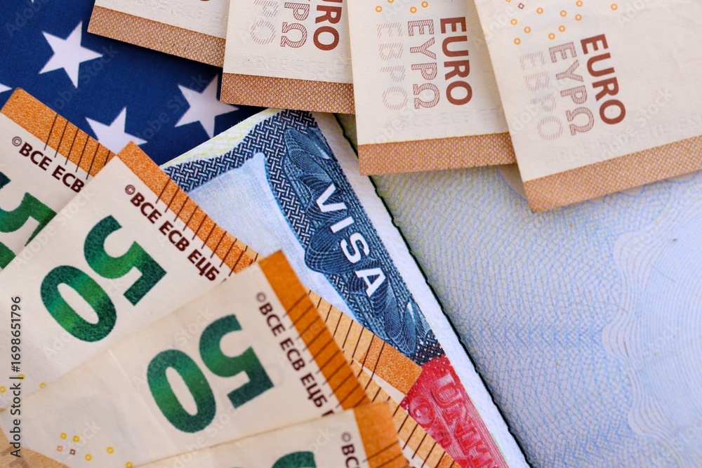 Entry tax to the US, visa fee tax, deposit euro upon entry to the USA ...