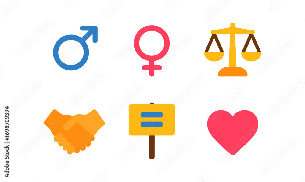 Gender equality symbols: universal icons for advocacy and awareness ...