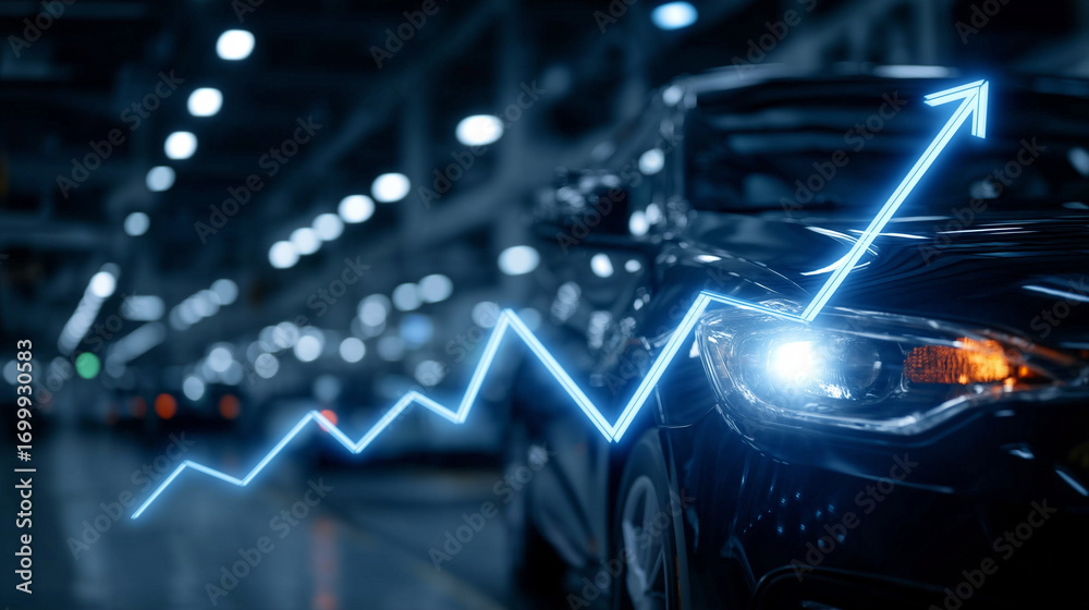 Automotive Industry Growth: A visual representation of the car industry ...