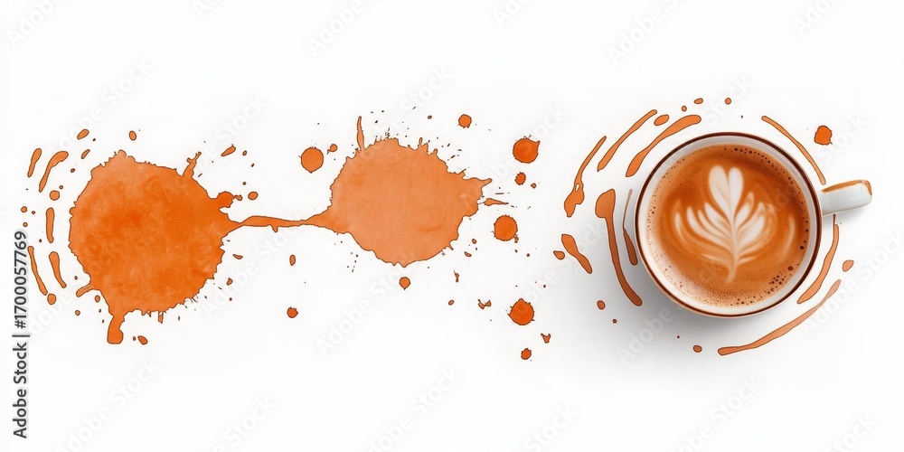 Charming Patterns and Artistic Stains A Coffee Spill s Creative Journey ...