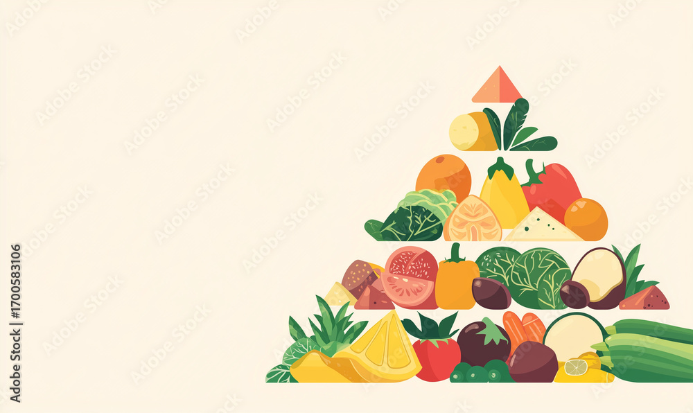 Healthy Eating Promotion Community Center Infographic Bright ...