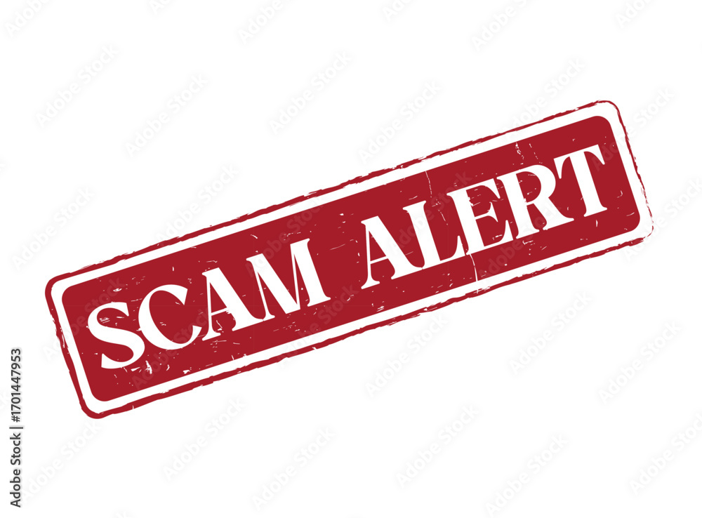 Scam Alert Rubber Stamp Seal for Warnings and Security Stock Vector ...