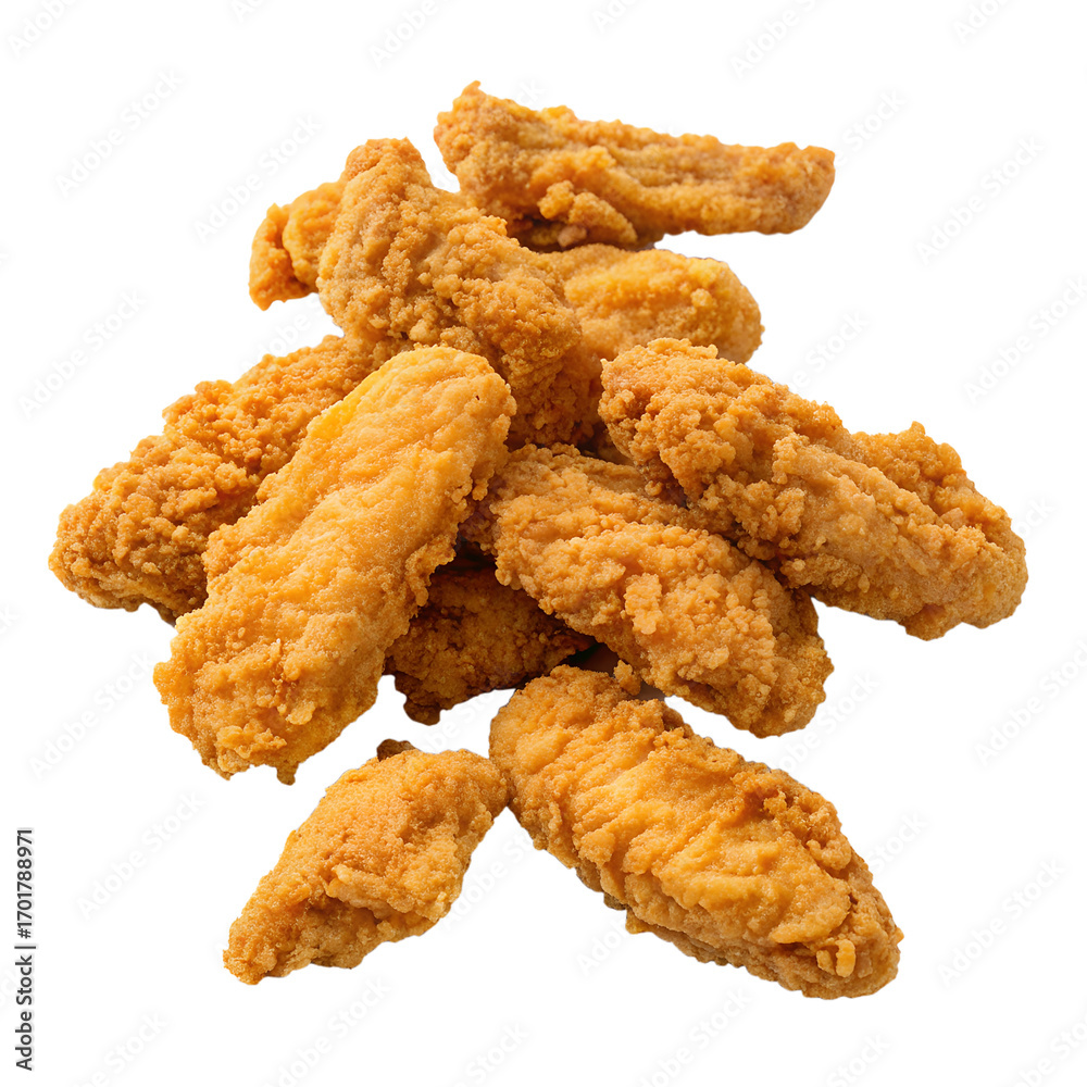 Delicious crispy fried chicken tenders food photography for restaurant ...