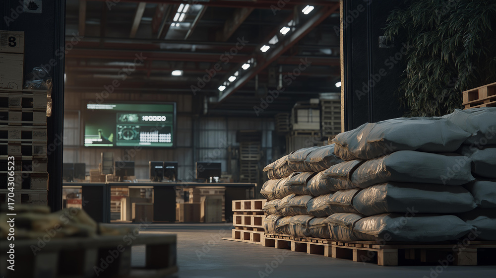 Underground racers evade detection in a warehouse hideout with doors ...