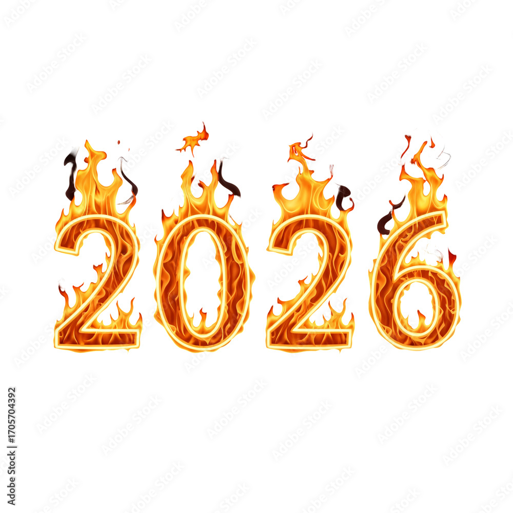 Stock-Illustration „“Red pony holding birthday cake, 2026 celebration ...