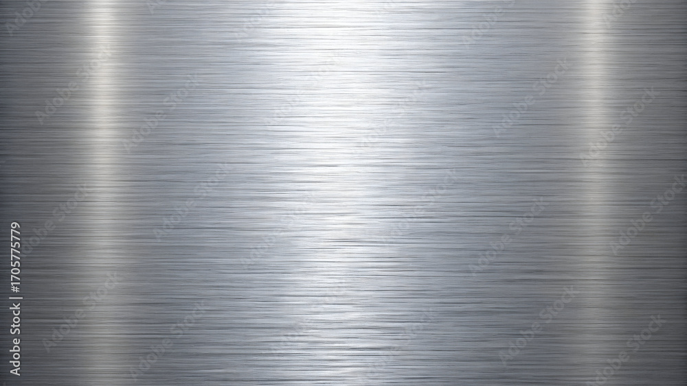 Brushed Metal Texture with Horizontal Streaks and Vertical Reflections ...
