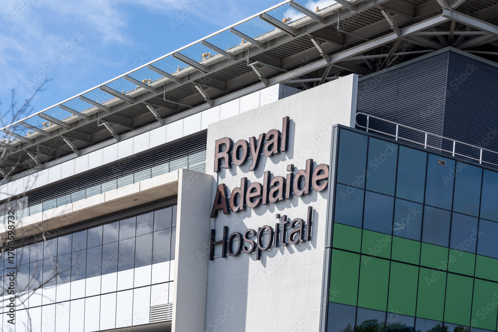 Adelaide, Australia - August 16, 2025: Royal Adelaide Hospital on Port ...