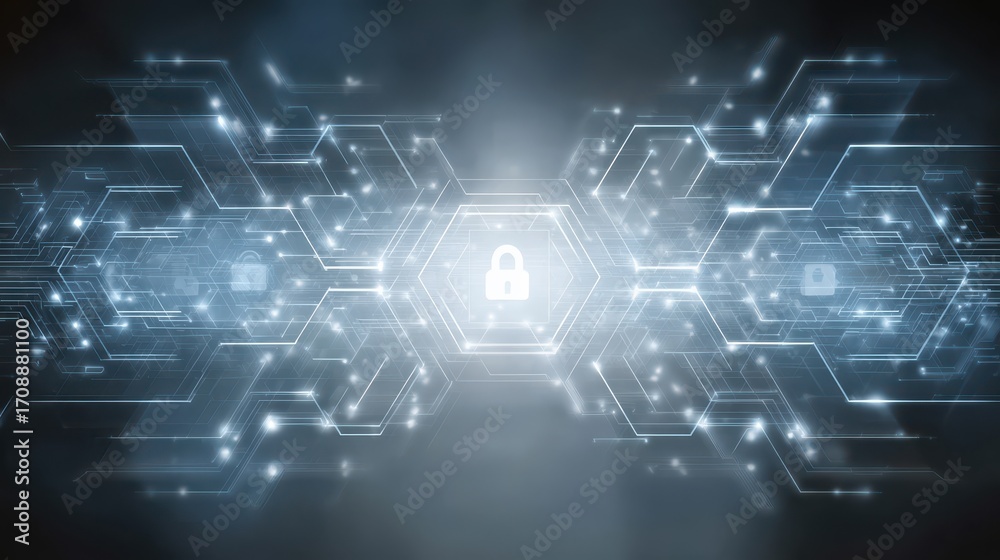 Ilustrace Emergency data breach response protocol chart cybersecurity ...