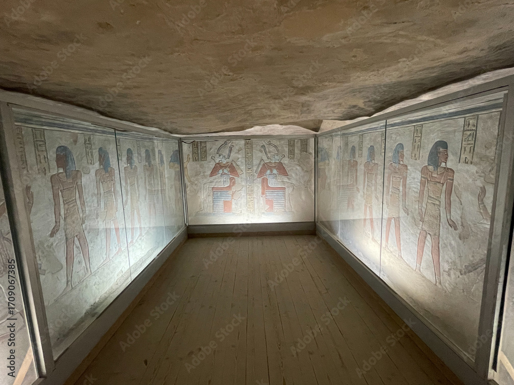 Exploring ancient tombs carved into a barren desert valley,Valley of ...