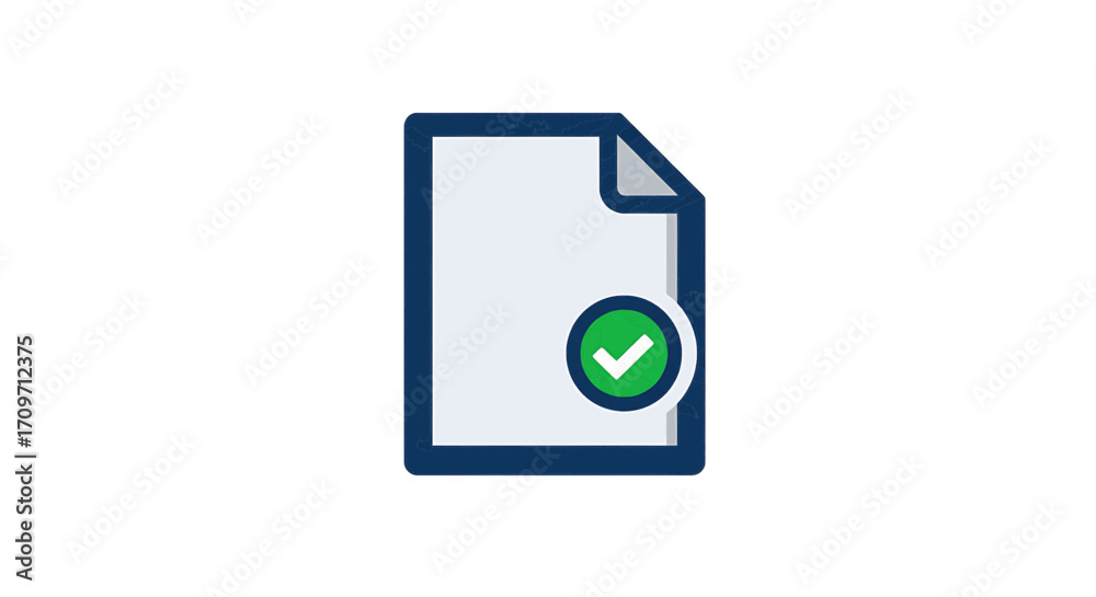 Approved Document Verified and Confirmed File Stock Vector | Adobe Stock