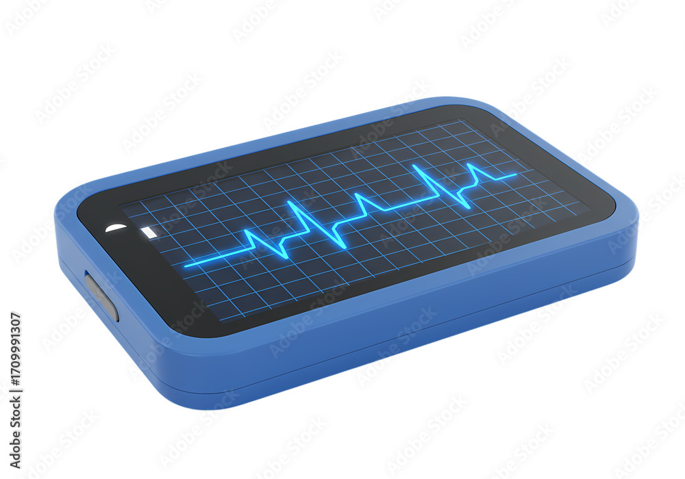 Portable ECG Device: Digital Heart Rate Monitor, Medical Technology ...