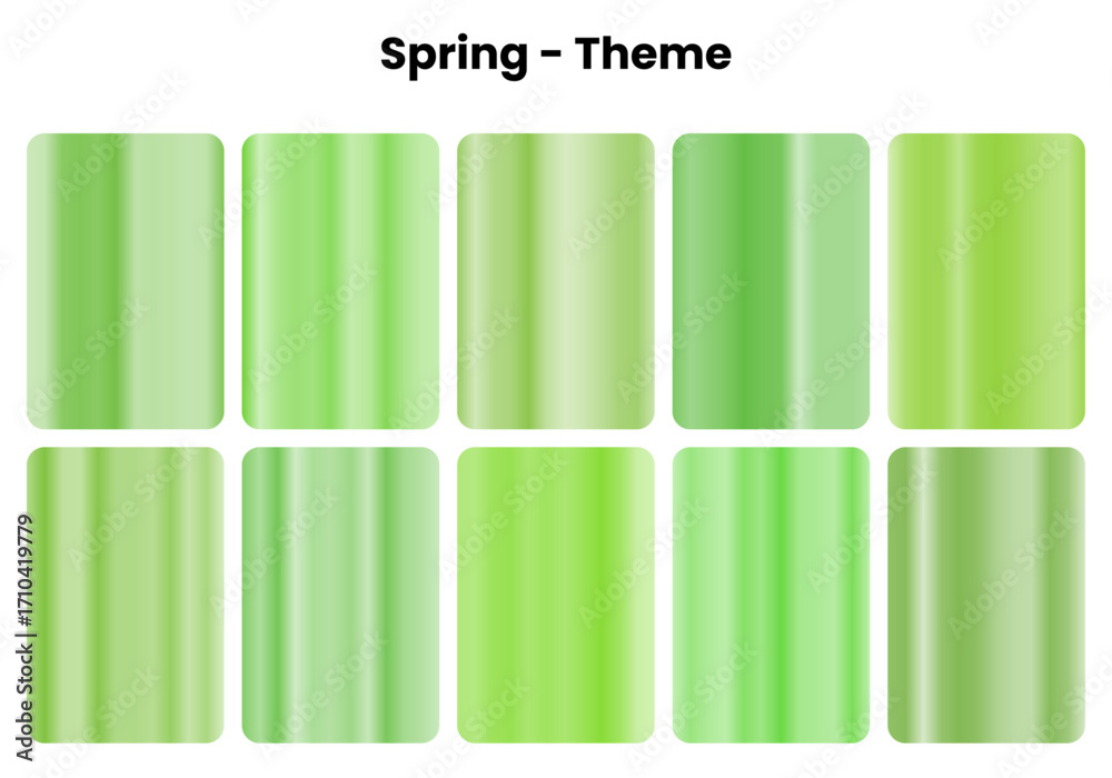 Fresh spring gradients with renewal energy, Blooming season colors for ...