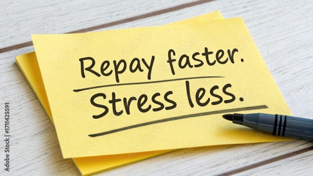 Motivational Note on Yellow Sticky Paper for Stress Reduction and ...
