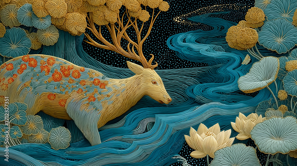 Chinese Wei Jin Northern Southern Dynasties Buddhist Fable, Nine ...