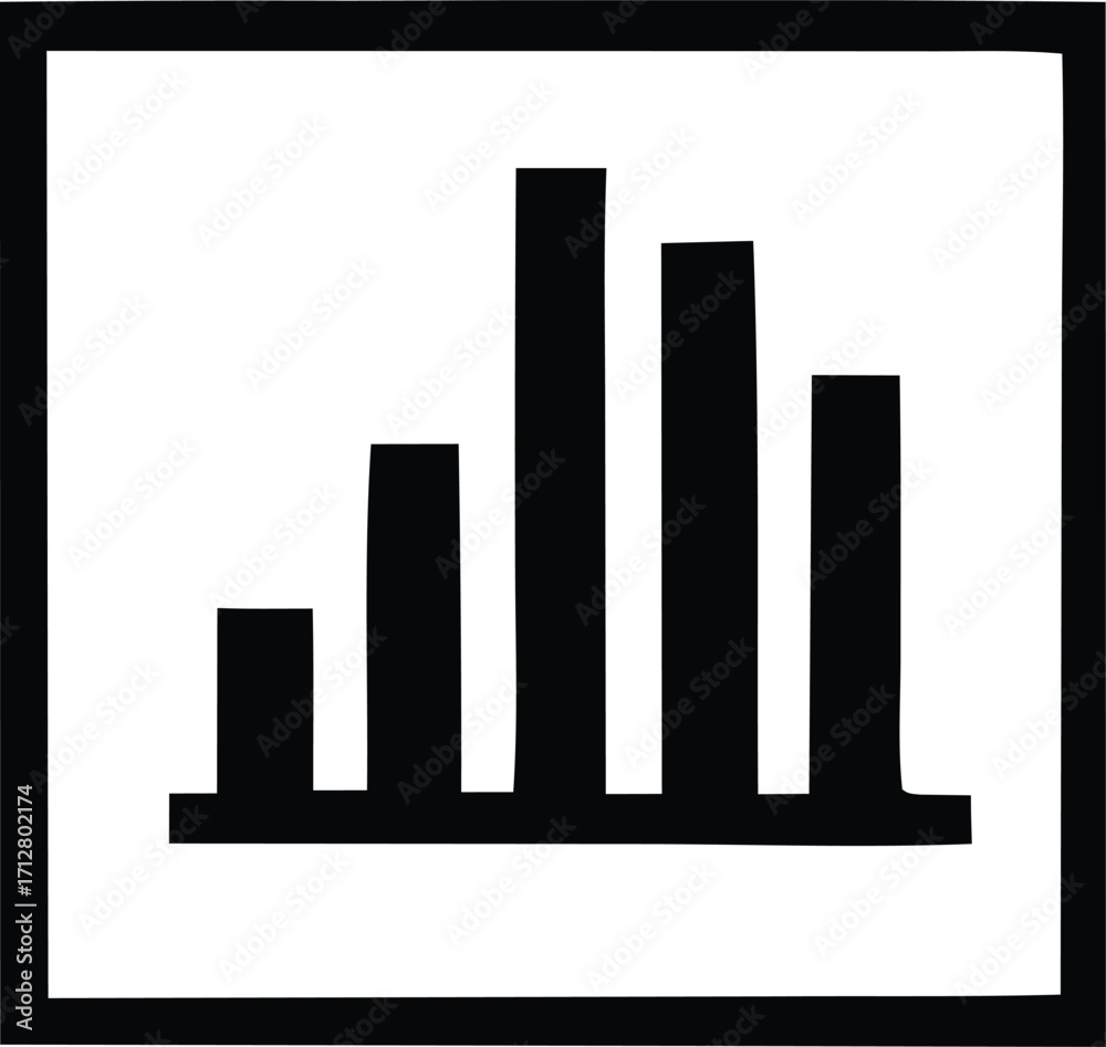 Visual representation of a dynamic bar chart showing increasing and ...