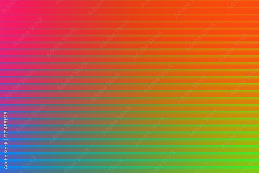 Striking gradient background with horizontal lines, blending vivid hues ...