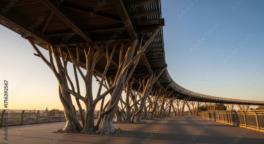 Sustainable Biomimicry Architecture Modern Bridge Design Mimicking ...