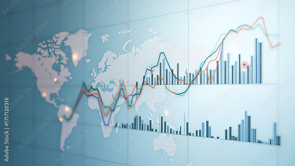 Comprehensive Global Economics and Tariffs Visualization: Line Graphs ...
