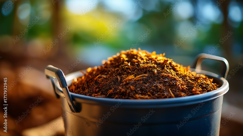 Composting facility organic waste recycling food scraps transformation ...