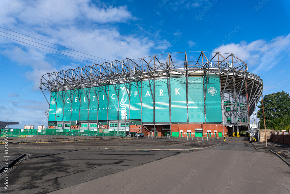 Celtic Park stadium is the home of Celtic Football Club in Glasgow ...