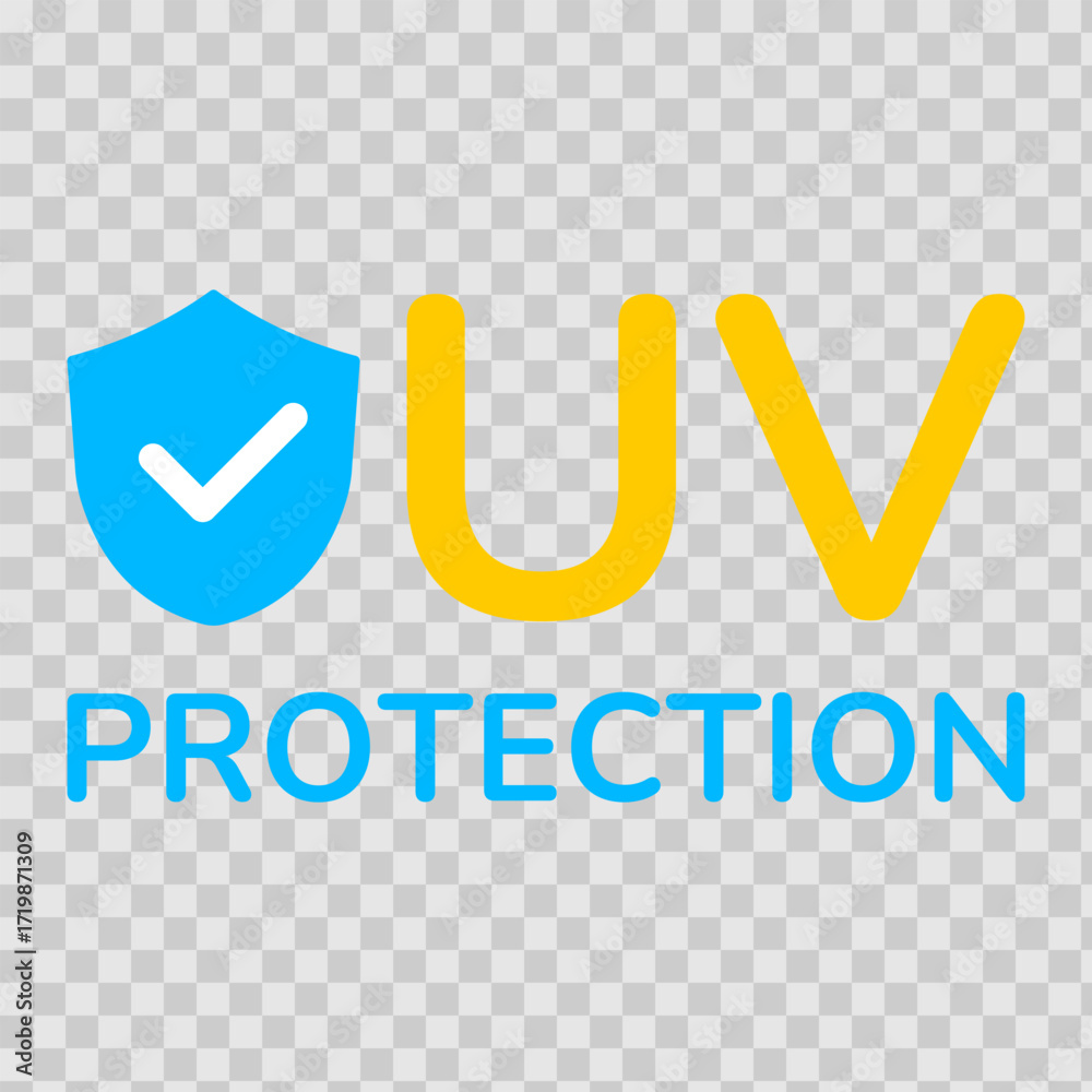 UV protection icon set. UV radiation icon. Ultraviolet symbol. Sun uv ...