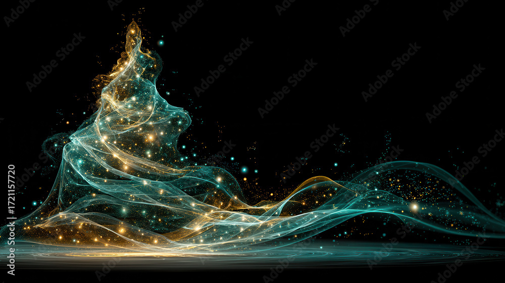 Quantum Christmas tree in a superposed state for New Year 2026 ...