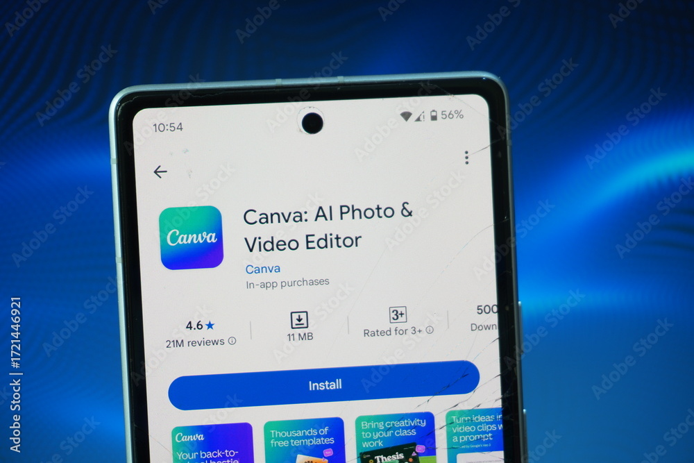 Agadir, MOROCCO- september 23, 2025: Smartphone screen displaying the ...