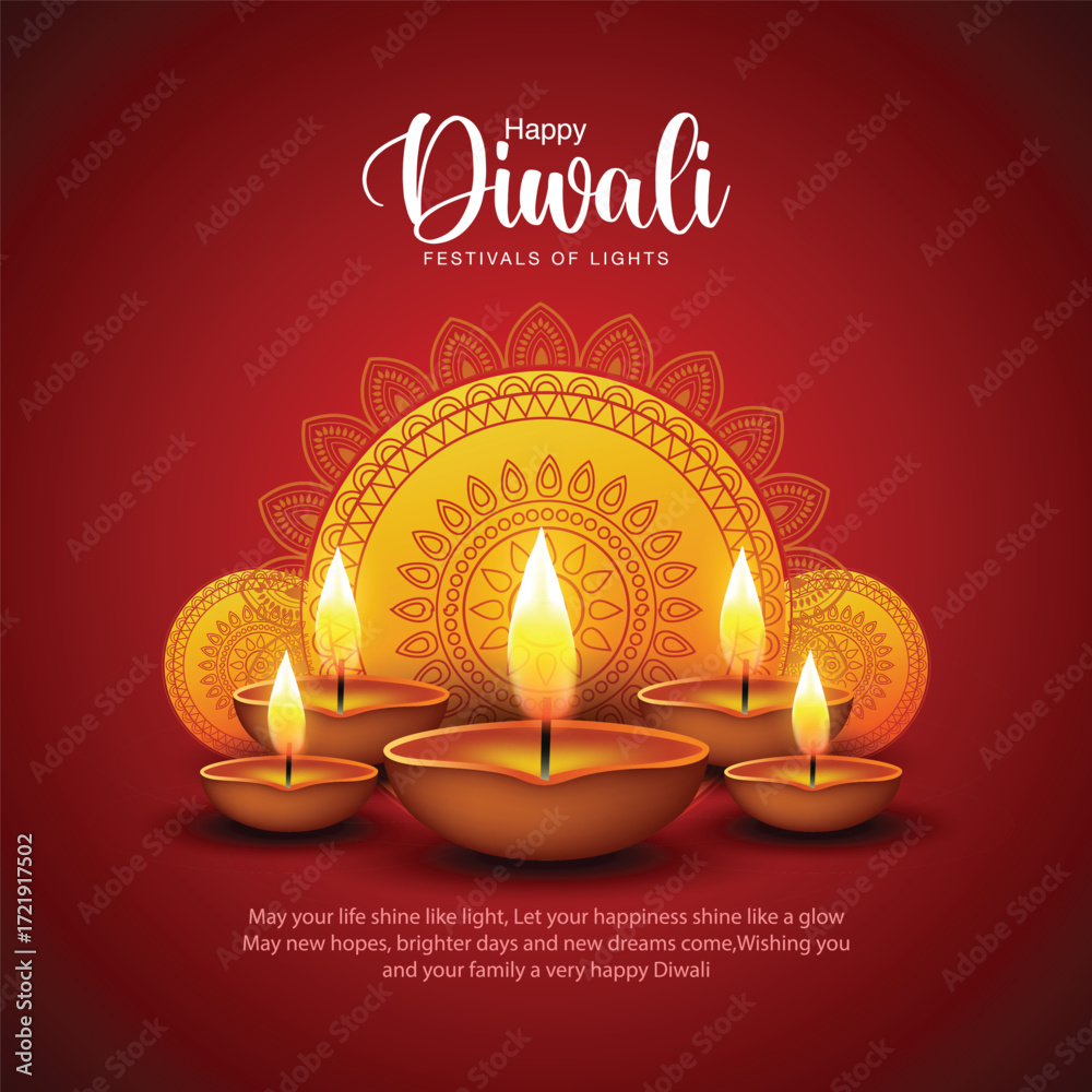 diwali poster design new Stock Vector | Adobe Stock