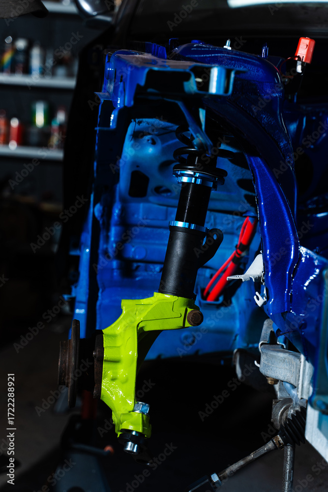 Rear Suspension Installation Under Chassis for Drift Car Build ...