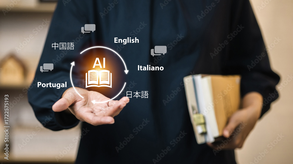 Artificial Intelligence Language Translation with AI Technology for ...