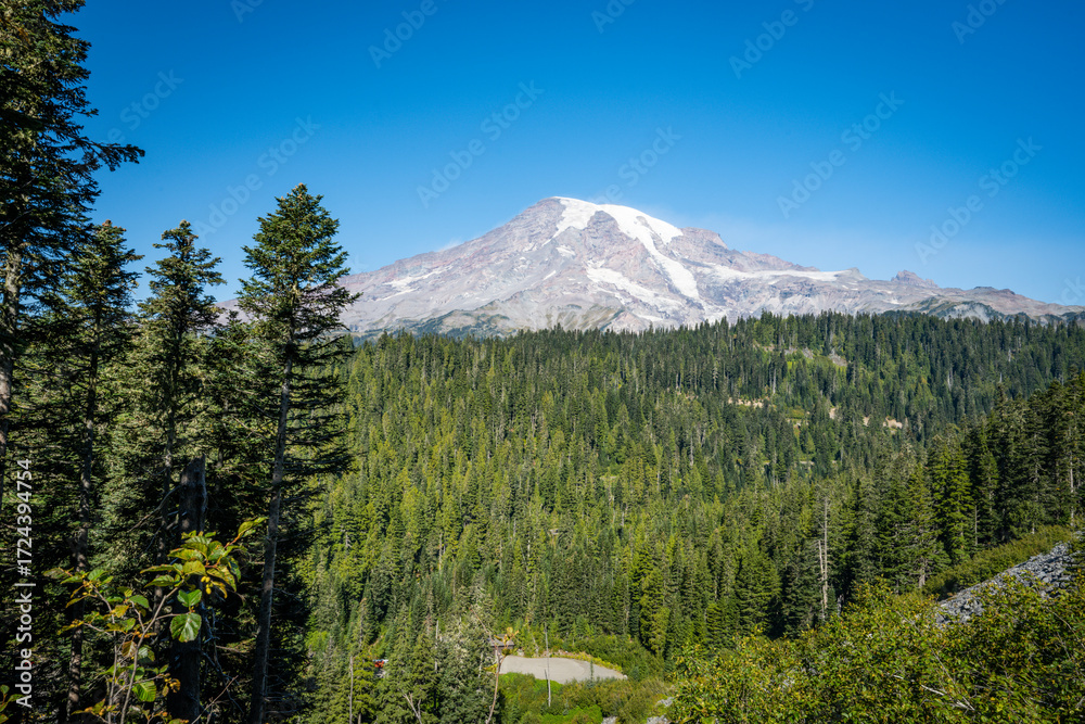 Mt. Rainier National Park from Stevens Pass Road in the Fall of 2025 ...