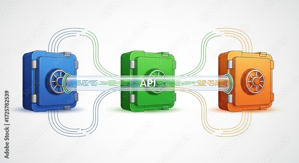 Secure API integration with data encryption using vaults for financial ...