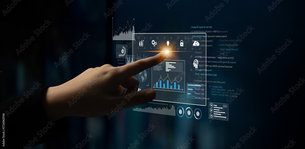 Data dashboard and analytics system supports business, analytics, and data insights through ...