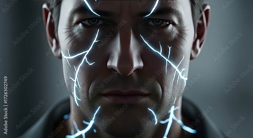Experience the intensity of a man empowered with electric energy ...
