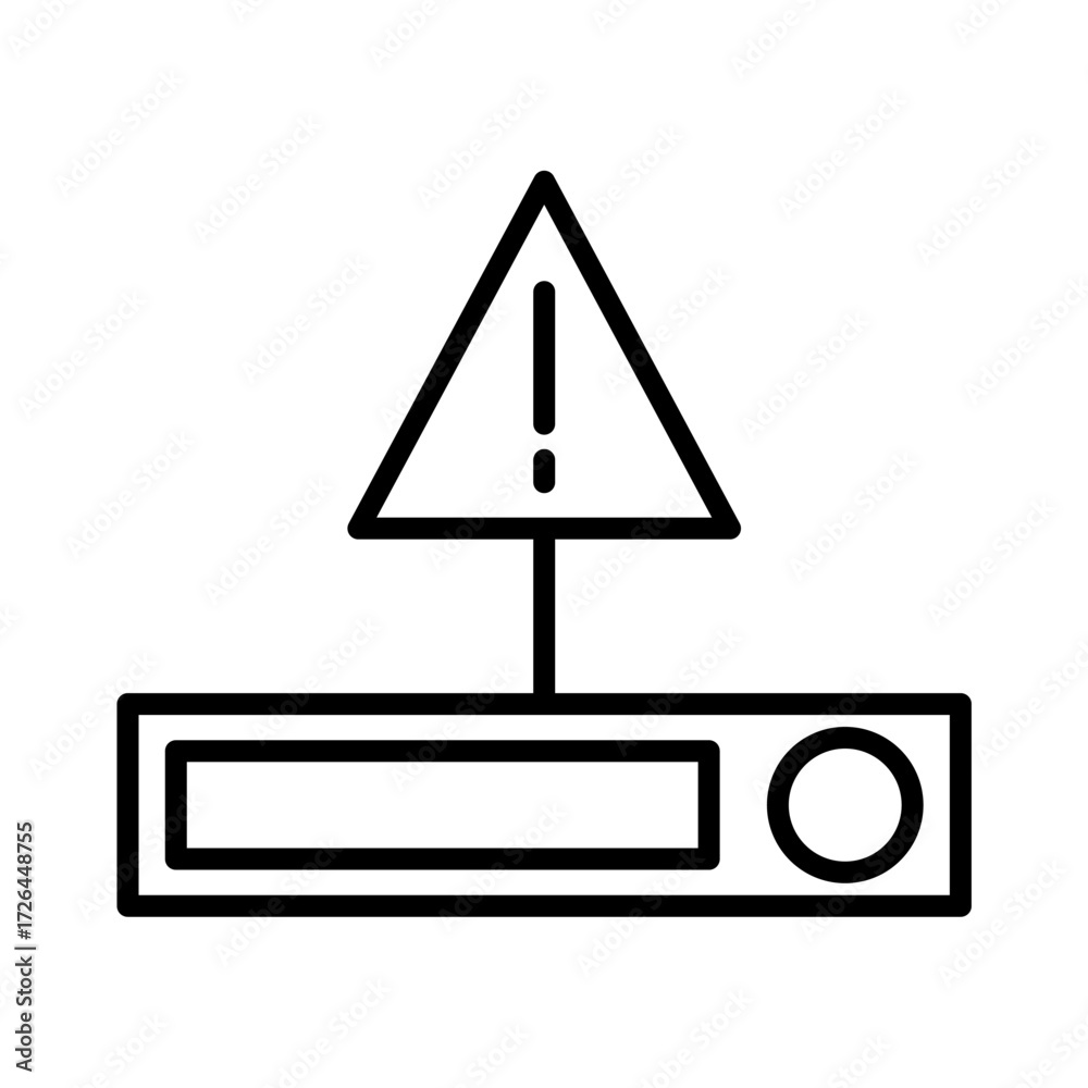 Storage Alert Notification Disk Hard disk HDD SSD Memory Cloud Link ...