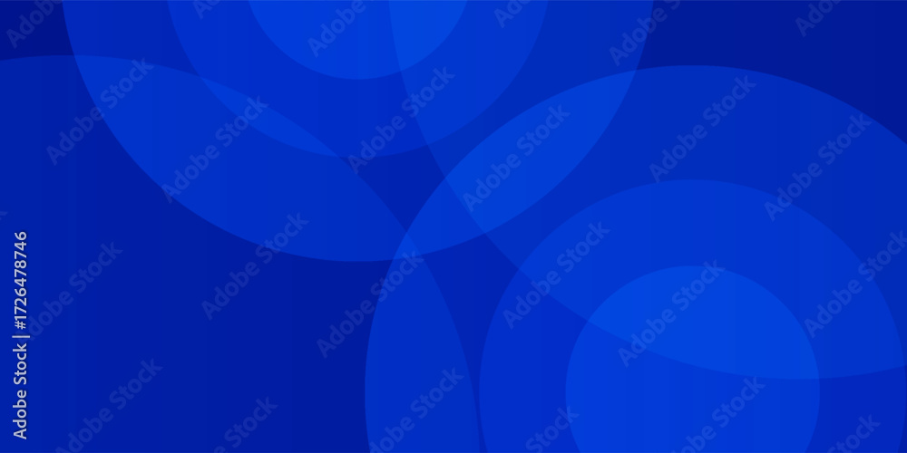 Blue circles shapes dark blue gradient background. Blue vanishing ...