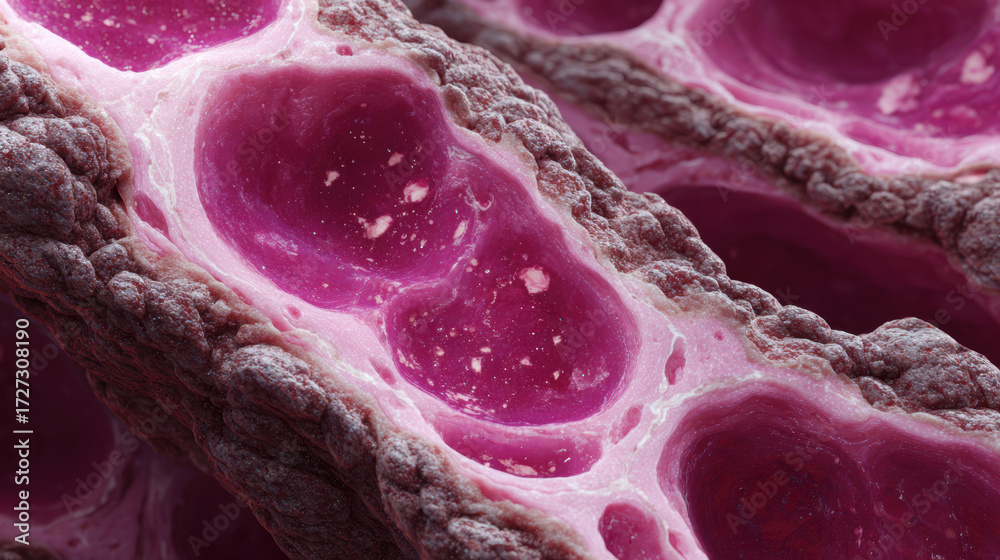 Microscopic view of painful kidney stone major symptom of kidney ...